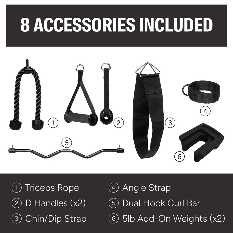 Centr 3 Home Gym Functional Trainer with Smith Bar & Dual 165 lb Stacks