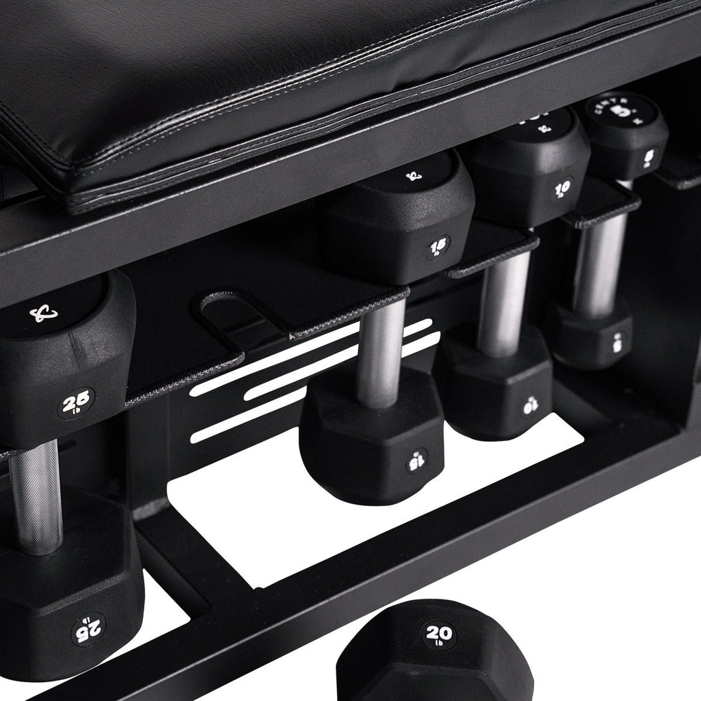 Fusion Bench – Incline/Storage Bench with Dumbbell Rack | Centr