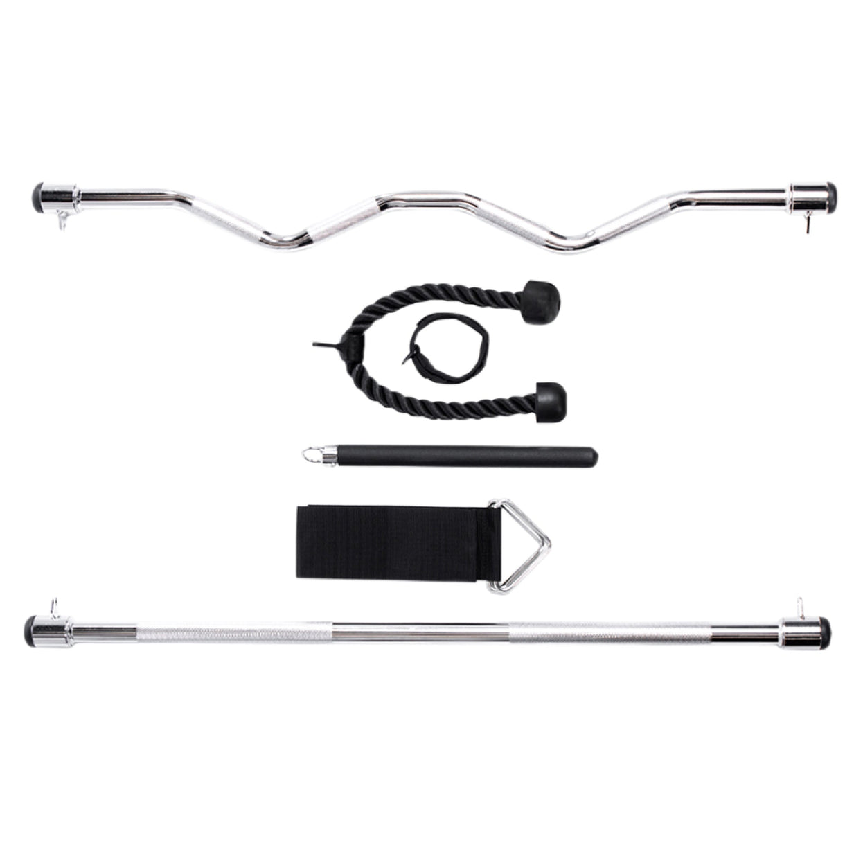 6-Piece Home Gym Attachments Kit – Cable Machine Accessories | Centr