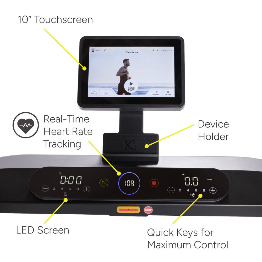Runr-S Treadmill by Centr – Advanced Cloud Cushion & Natural Stride Technology