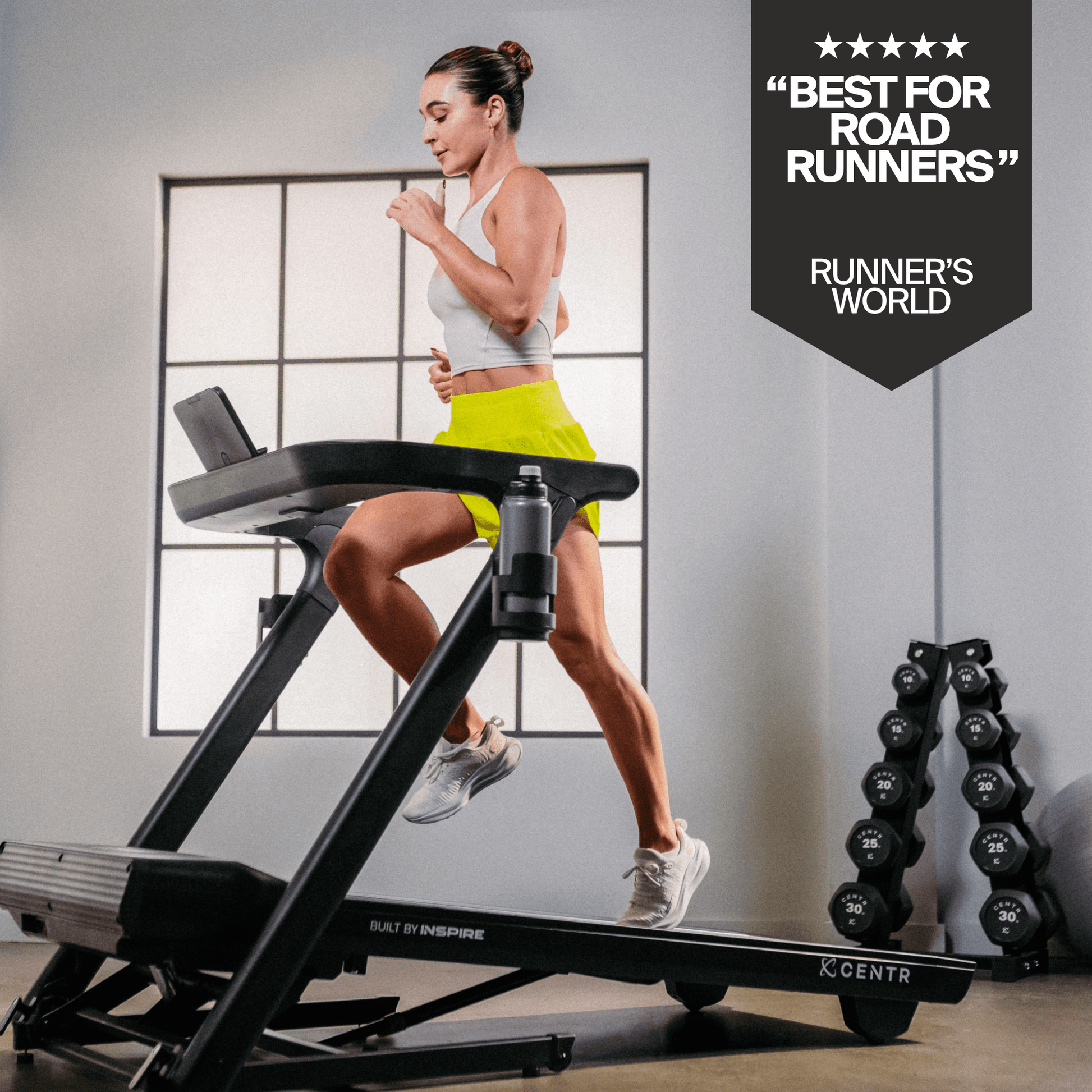 Centr Runr Folding Treadmill – Compact 3 HP Motor & Cloud Cushion