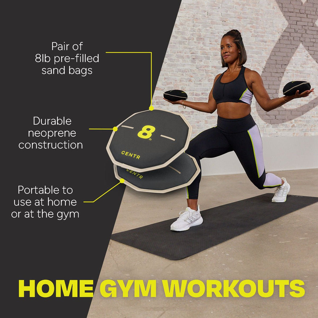 Weighted Sandbags – 8lb Pair for Training & Workouts | Centr