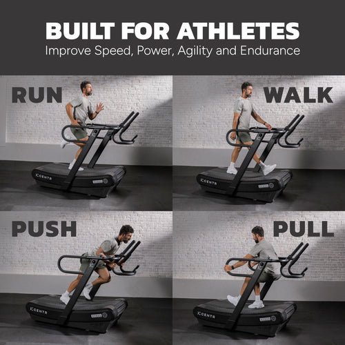 CENTR x HYROX Perform Tread - Motorless Curved Treadmill for Peak ...