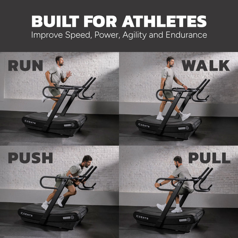 CENTR x HYROX Perform Tread - Motorless Curved Treadmill for Peak ...