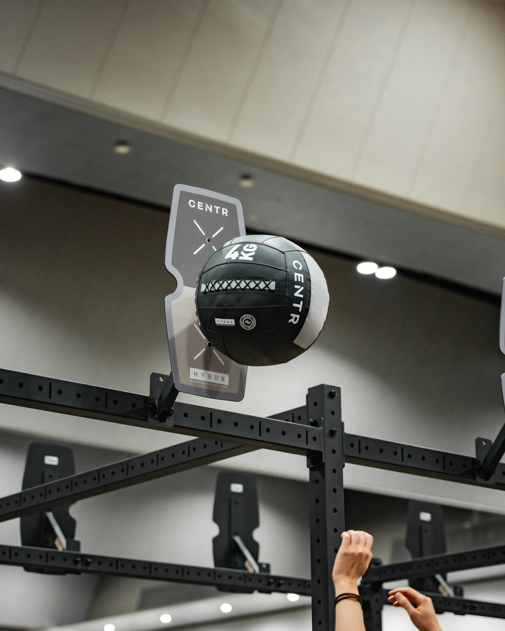 HYROX Wall Ball Target – Wall-Mounted Competition Rig | Centr