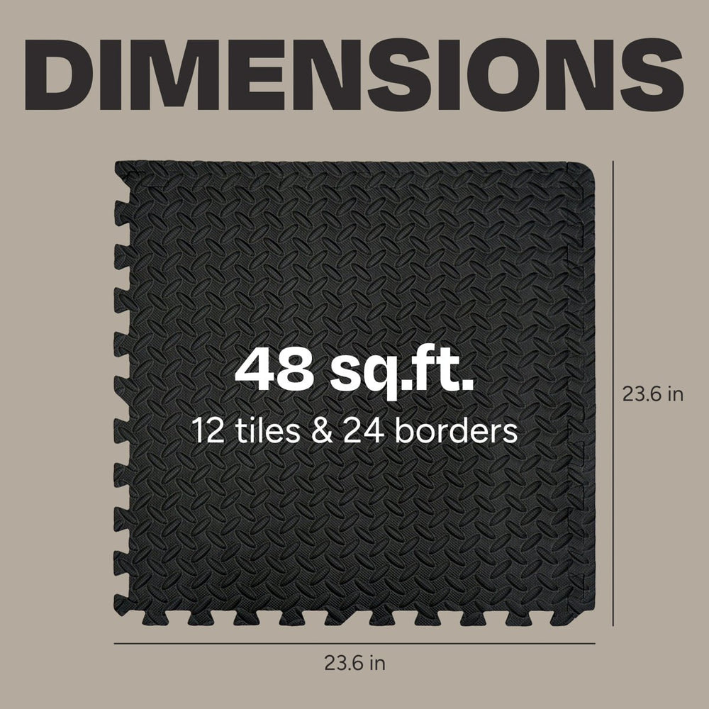 Interlocking Shock-Absorbing Gym Mats – EVA Foam Flooring | Centr