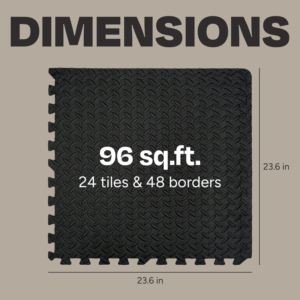 Interlocking Shock-Absorbing Gym Mats – EVA Foam Flooring | Centr