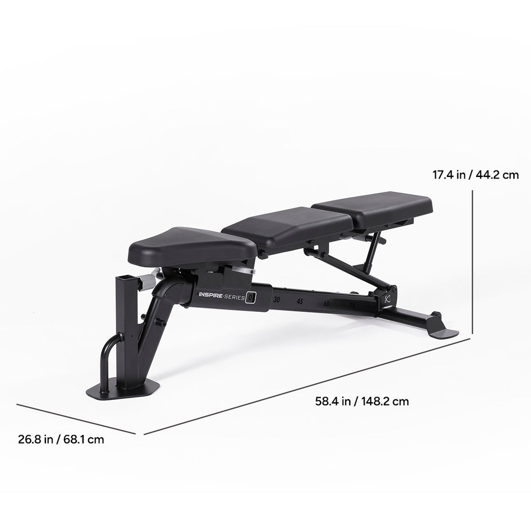 Inspire Fitness FID7 PRO Adjustable Bench — 6-Panel Split Pad | Centr