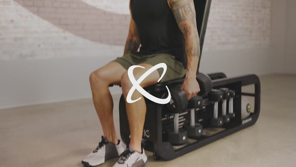 Fusion Bench – Incline/Storage Bench with Dumbbell Rack | Centr